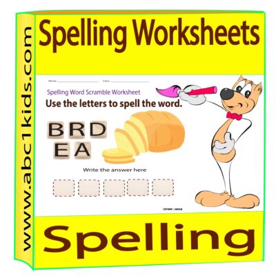 60 Free Printable Worksheets For Kids To Learn And Write.