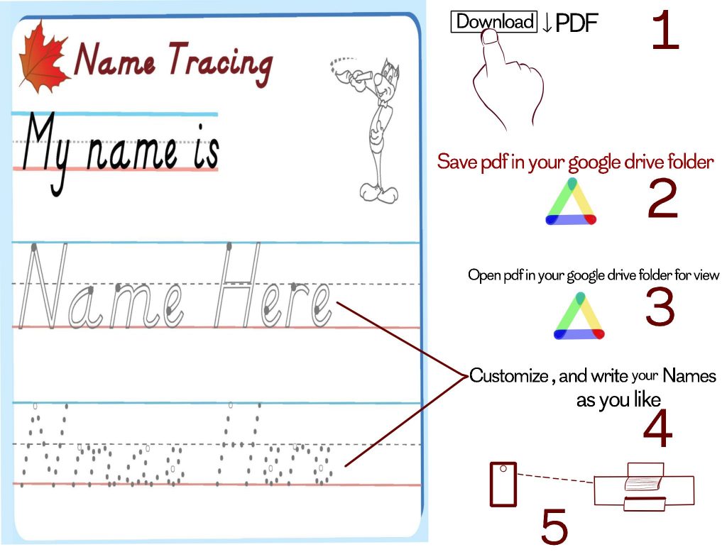 Awesome 1x Name Tracing Editable Worksheets For Kids